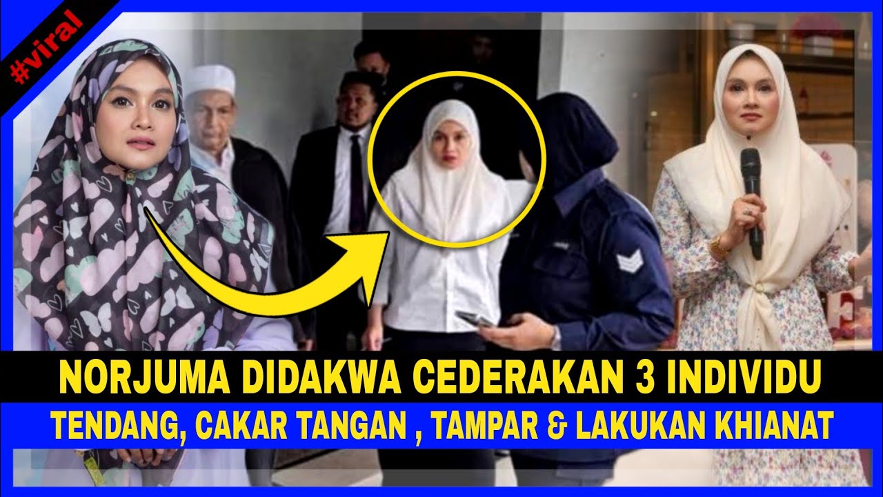 NORJUMA DIDAKWA CEDERÂKAN 3 Individu, TENDÂNG, CÂKAR TANGAN, TAMPÂR ...