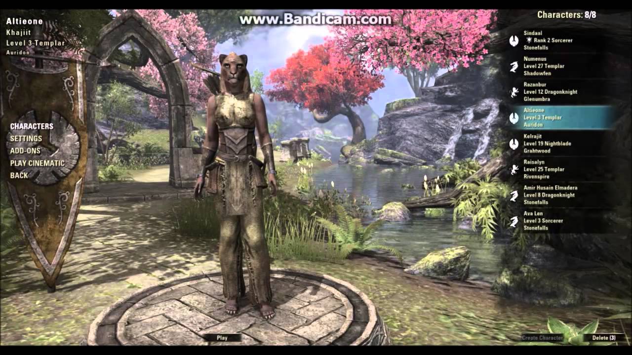 ESO - My Characters - YouTube