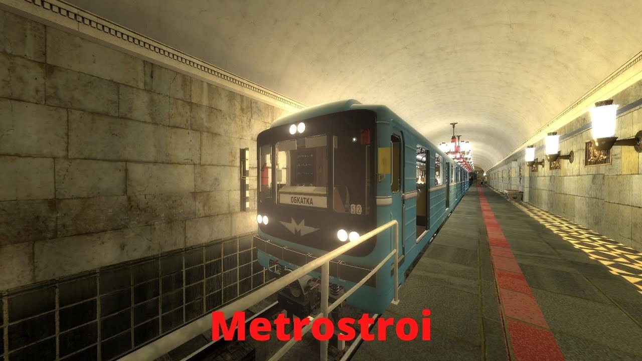 Garry`s Mod: Metrostroi short ride - YouTube