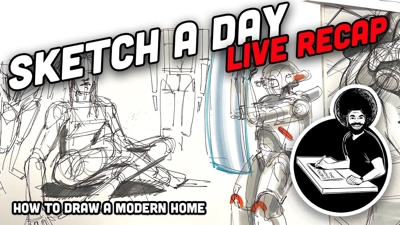 How to draw People in Perspective - Live show recap - YouTube