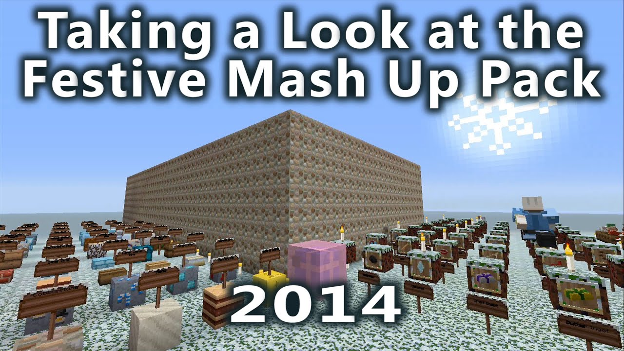 Minecraft - Taking a Look at the New 2014 Festive Mash Up Pack ...