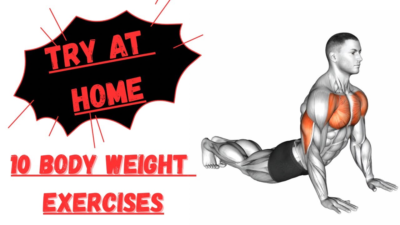 Give this 8 minutes to your self daily |10 Body Weight Exercises | Home ...