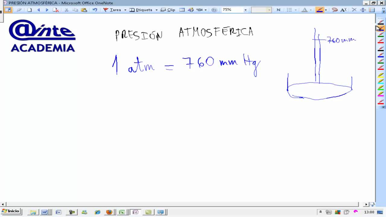 Presion atmosferica Unidades Fisica y quimica 4º ESO AINTE - YouTube