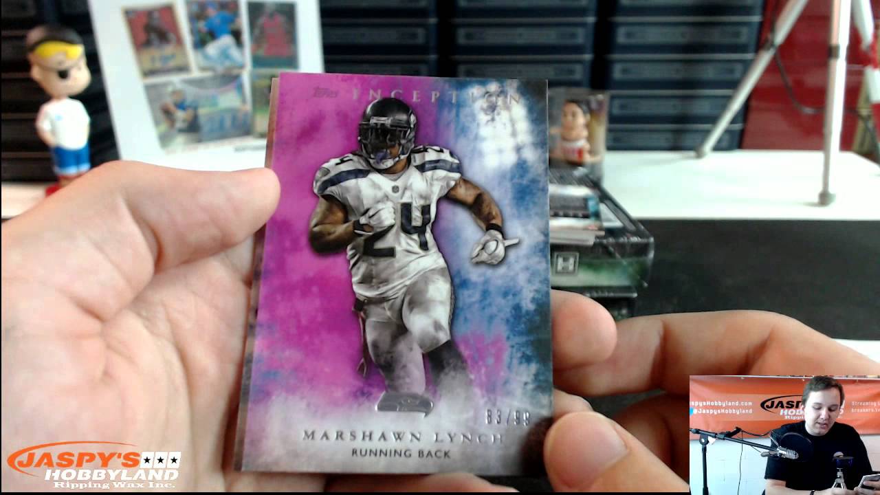 2015 Topps Inception Football 8-Box Case Break #1 Website Random Teams ...
