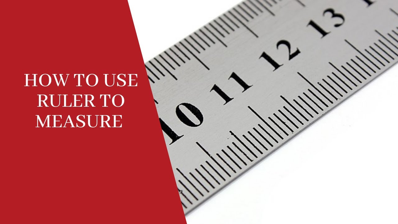 How to use the ruler to measure #2021 - YouTube
