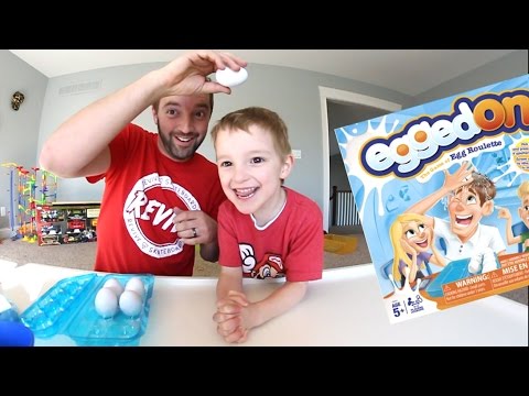 FATHER & SON PLAY EGGED ON!