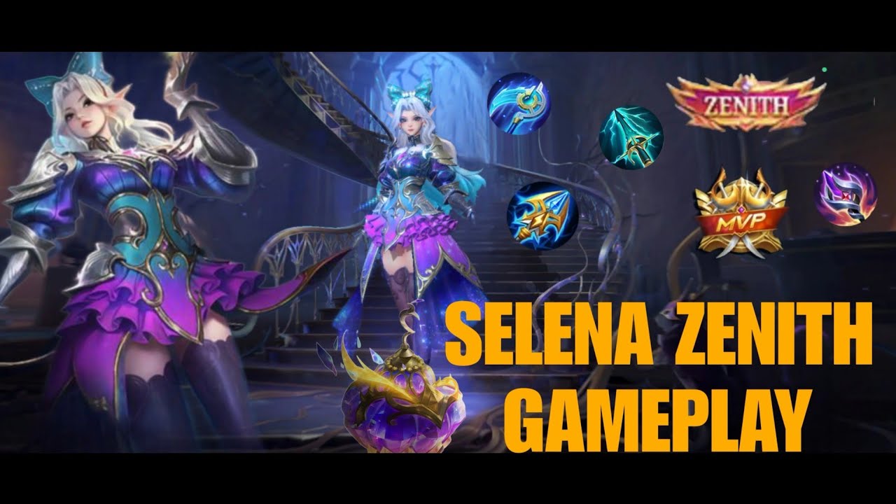 SELENA ZENITH SKIN:CURSE OF CINDER 🔥🔥 GAMEPLAY, SKILL AND EFFECTS MLBB ...