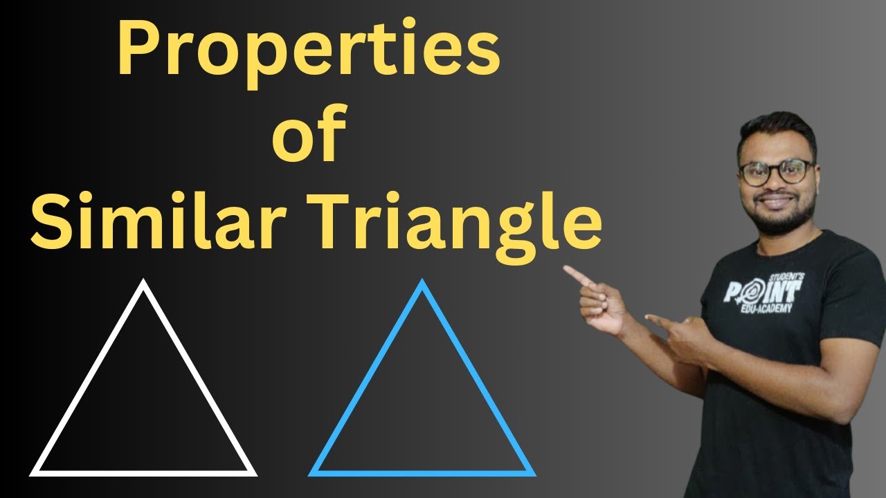 Properties of similar triangle for construction of triangle - YouTube