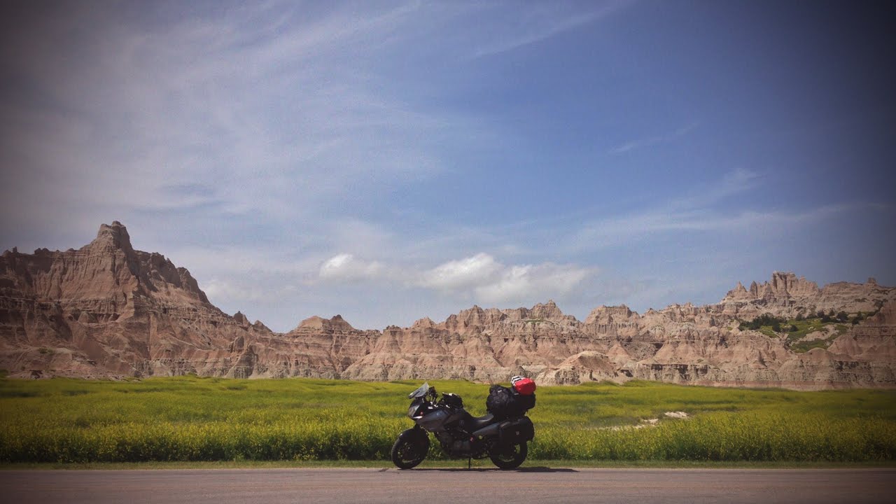 Around the US on a Motorcycle #32: Badlands National Park - YouTube