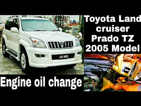 Toyota Land Cruiser Prado TZ 2005 Model Engine oil change by (AL-Qadir ...