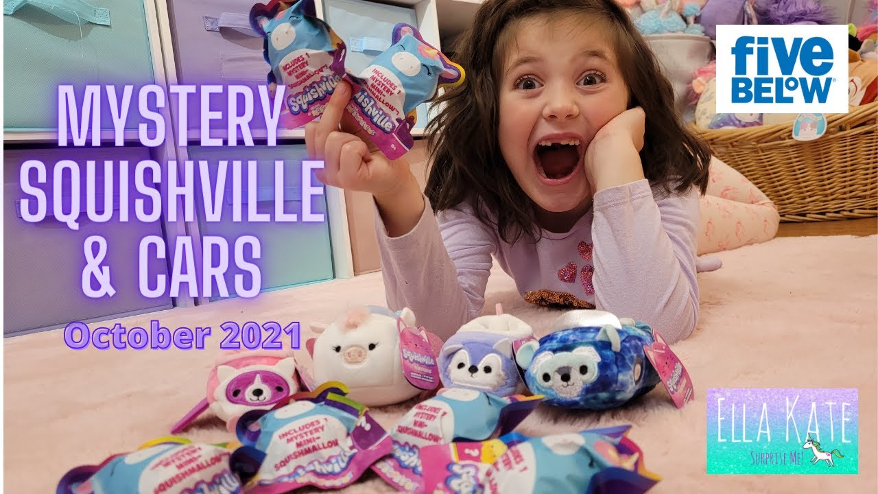 Squishmallow Mystery Squishville Bags and Cars - YouTube