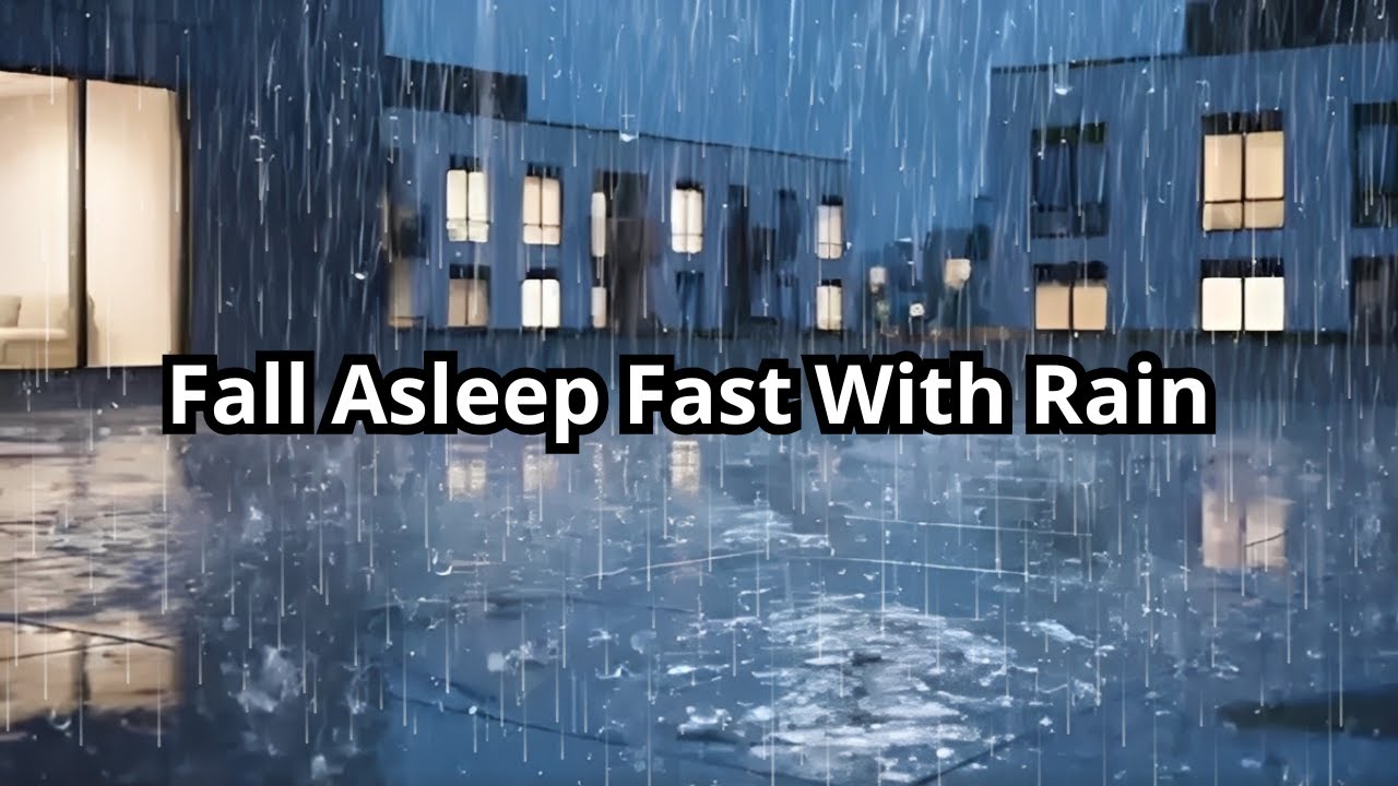 Heavy Rain in City at Night to Fall Asleep Fast – Rain Sounds for ...