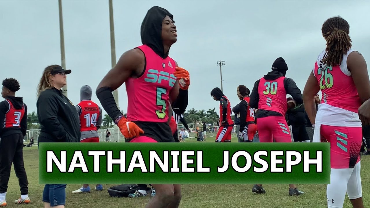 Edison 2023 WR Nathaniel Joseph Quick and Explosive⚡Playmaker⚡ - YouTube