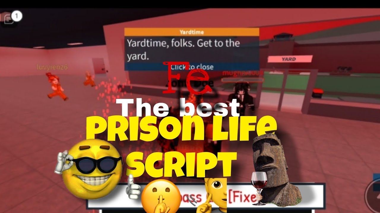 prison life script Fe - YouTube