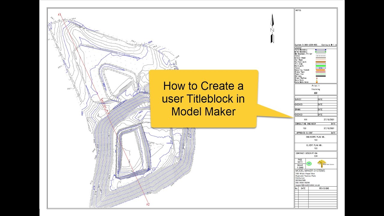 Creating a User Title block in Model Maker - YouTube