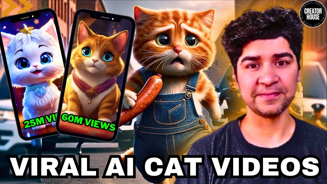 How to Create Viral AI Cats story Videos for MILLIONS of Views in 2024 | Viral AI cats shorts ...
