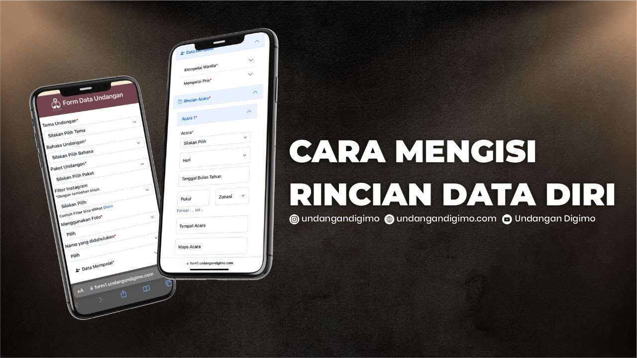 Cara Mengisi Rincian Data Diri - YouTube