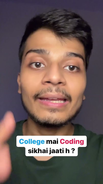Can College Teach You Coding? The Truth 😱 #coding #programming #college - YouTube