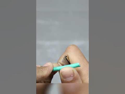 Easiest way to thread a needle with a Ballpoint Pen - YouTube