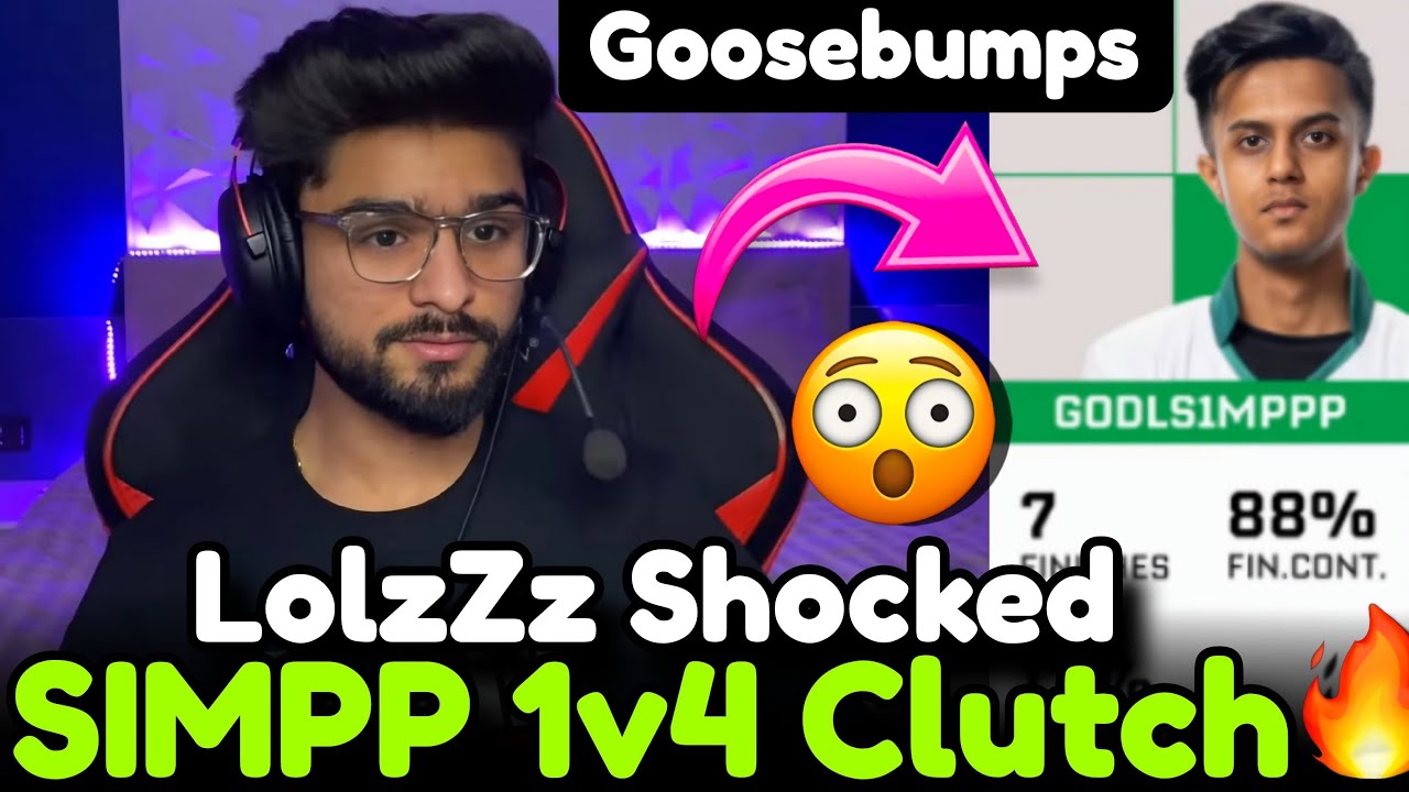 LolzZz Shocked by Simpp 1v4 Clutch Punkk Appreciate Simpp👏🔥 - YouTube