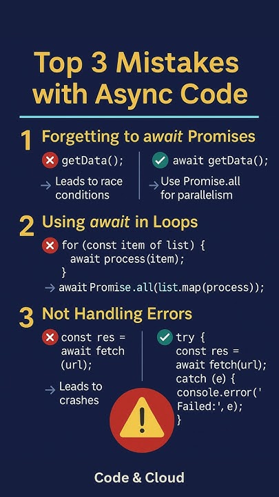 Stop writing async code the wrong way! 🧠 - YouTube