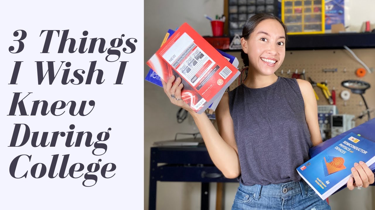 3 things I wish I knew before starting college - YouTube