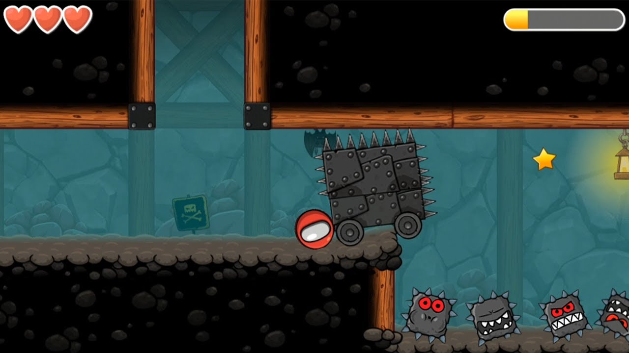 Red Ball 4 Vs Among Us in the underworld - YouTube