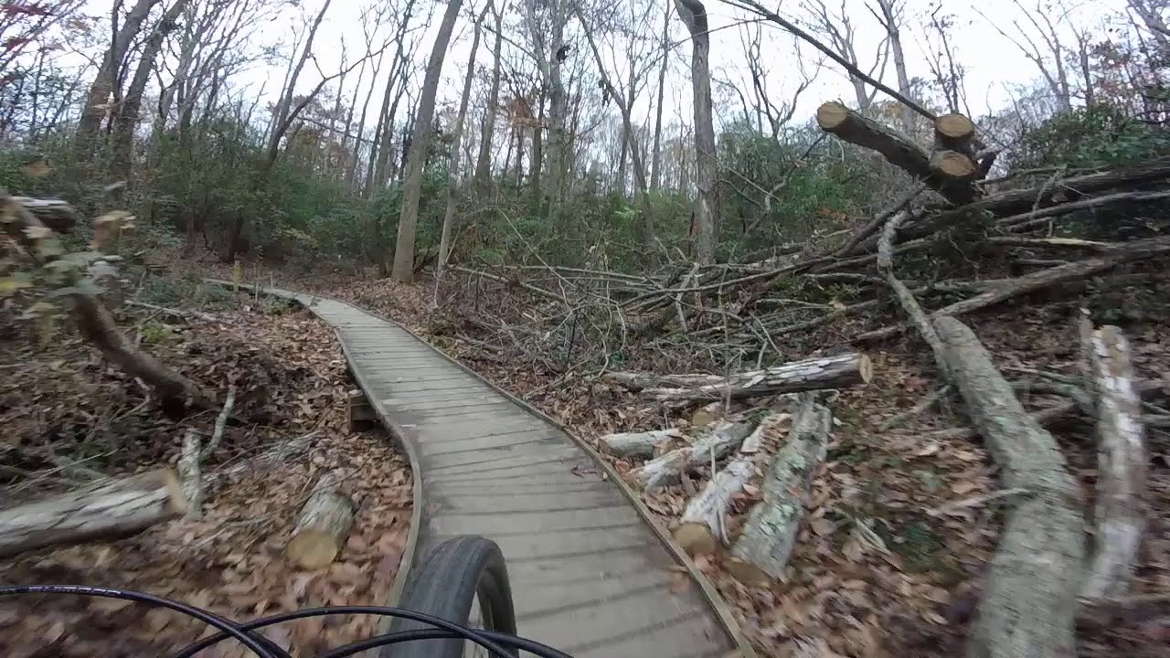 Cherokee Bluffs Bike Trail - YouTube