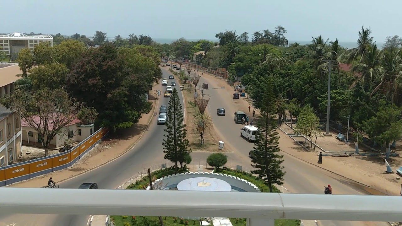 Banjul - Arch 22 - view to the south - YouTube