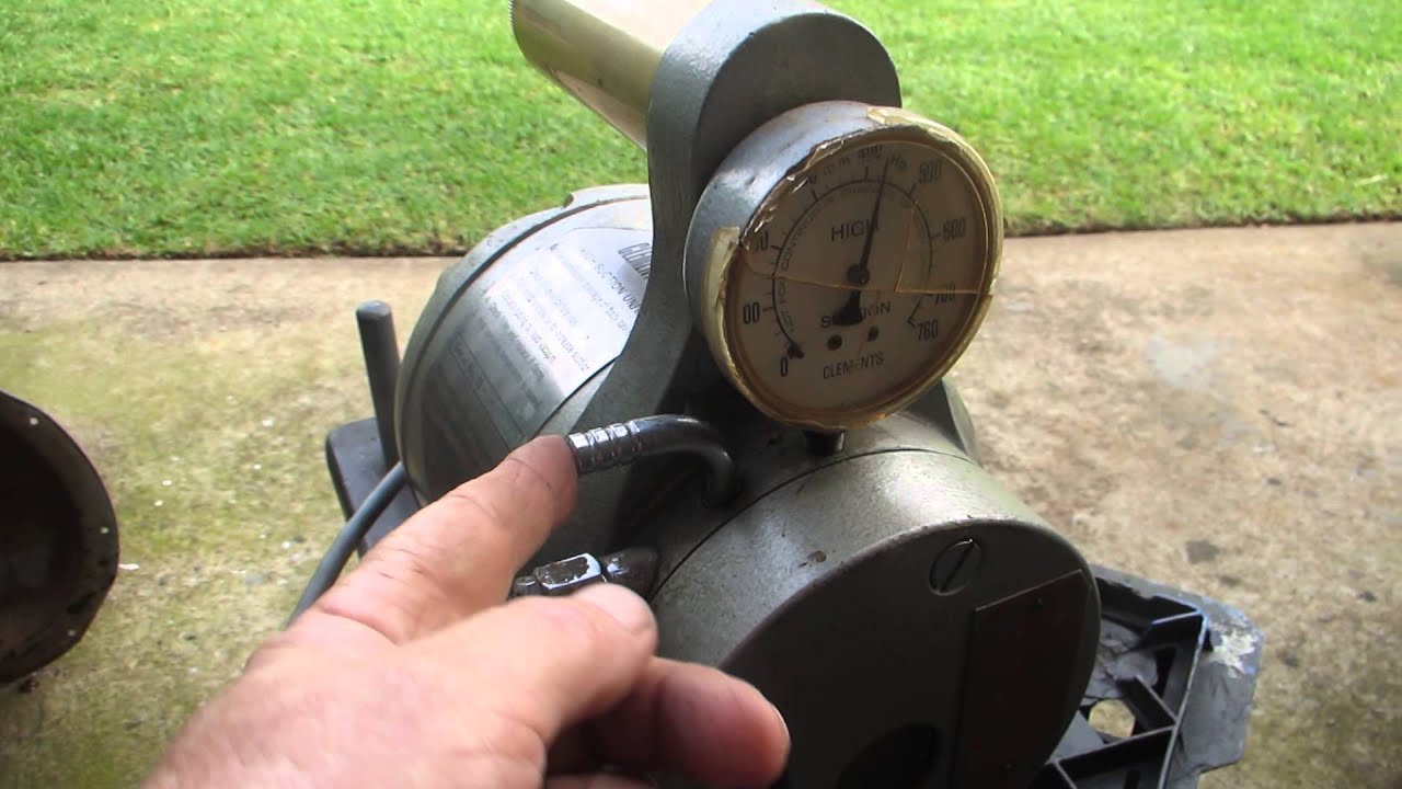 Ex mil Clements portable suction machine - YouTube