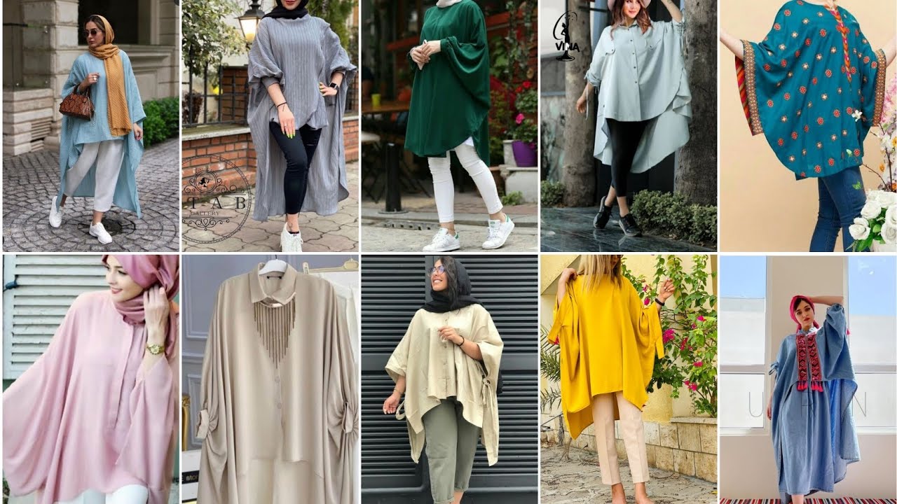 baggy style top design ideas for girl Iranian girls inspired outfits ...