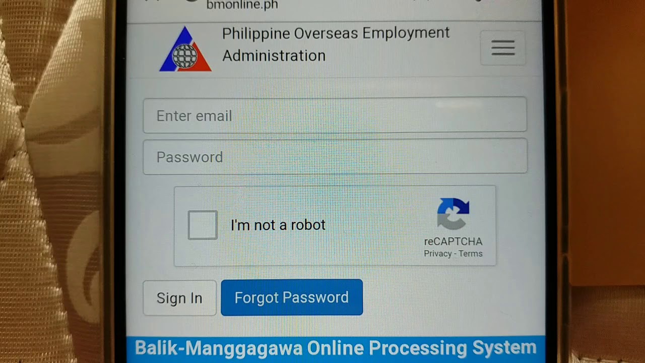 How to Register BM Online using only your mobile phone - YouTube
