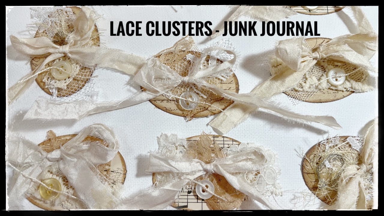 Lace Clusters - Junk Journal - YouTube