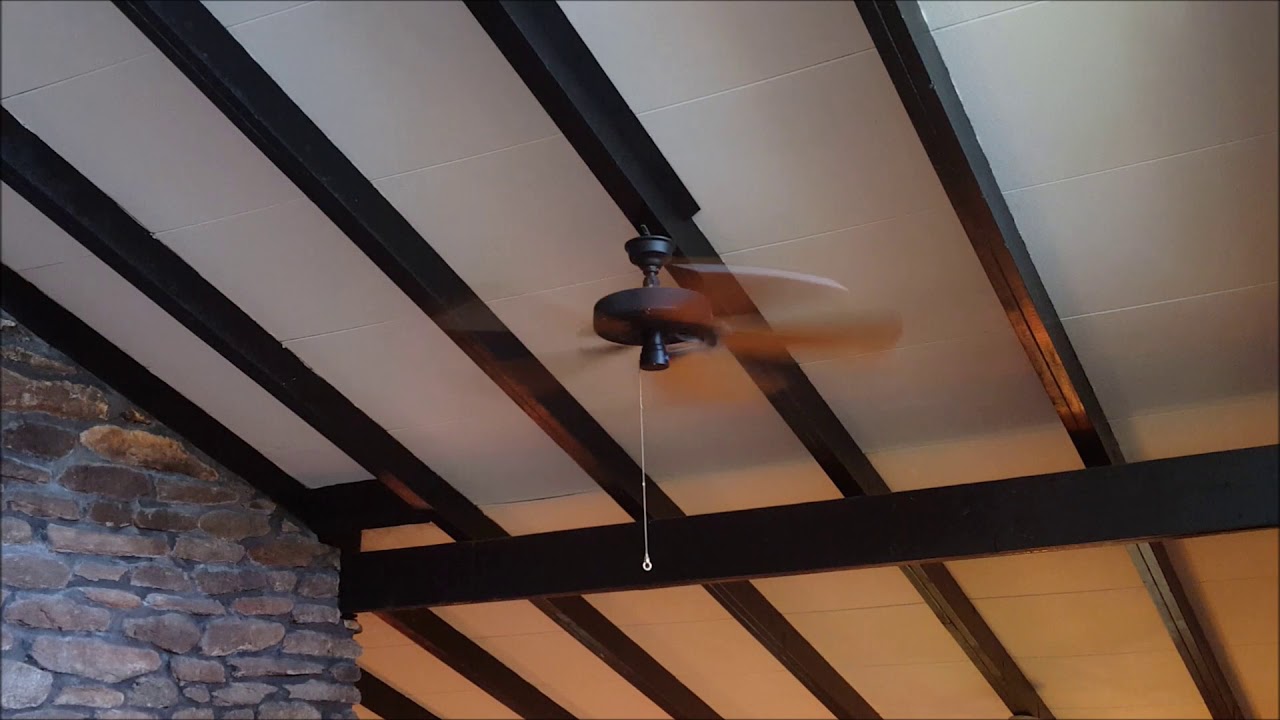 Hunter Original cast iron ceiling fan - YouTube