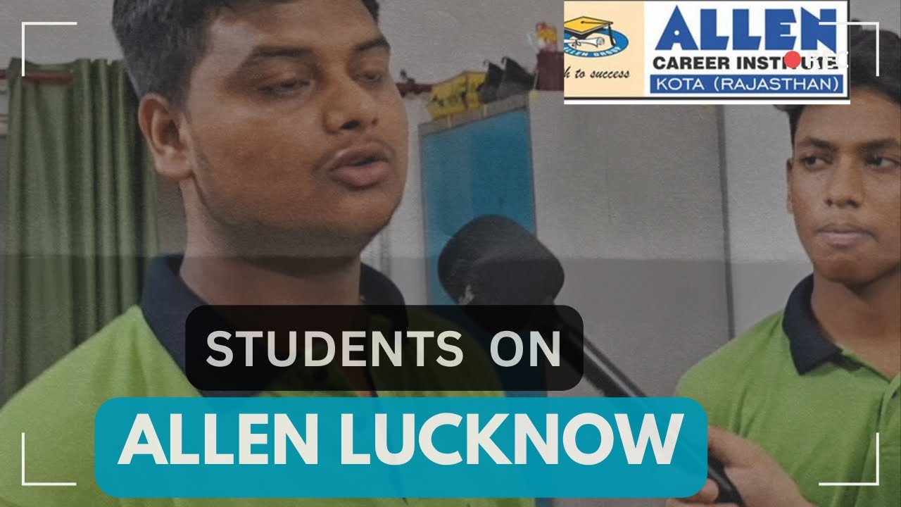 New ALLEN Lucknow student reaction..education #neet #hostel #iit - YouTube