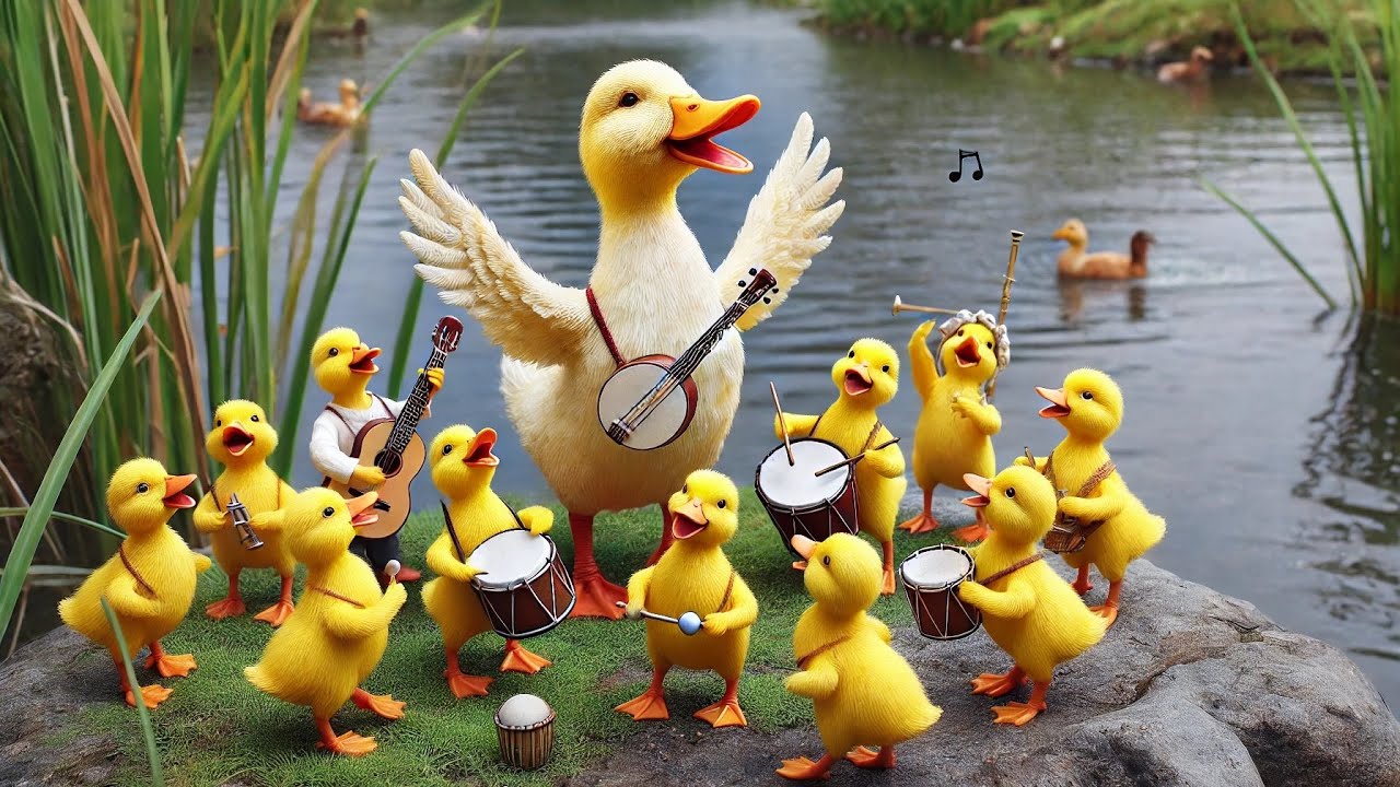 The Dancing Ducklings: Fun Song for Kids About Ducks and Dancing - YouTube
