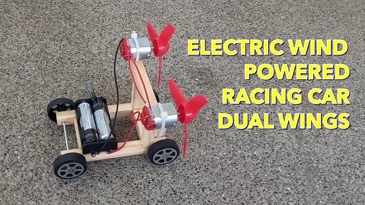 How to make Electric Wind Powered Racing Car I DIY - YouTube