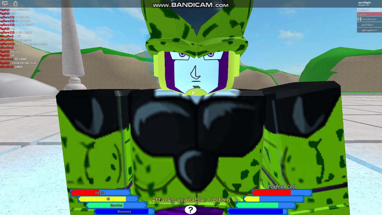 Roblox Dragon Ball Advanced Battle Cell games. (Part 1) - YouTube