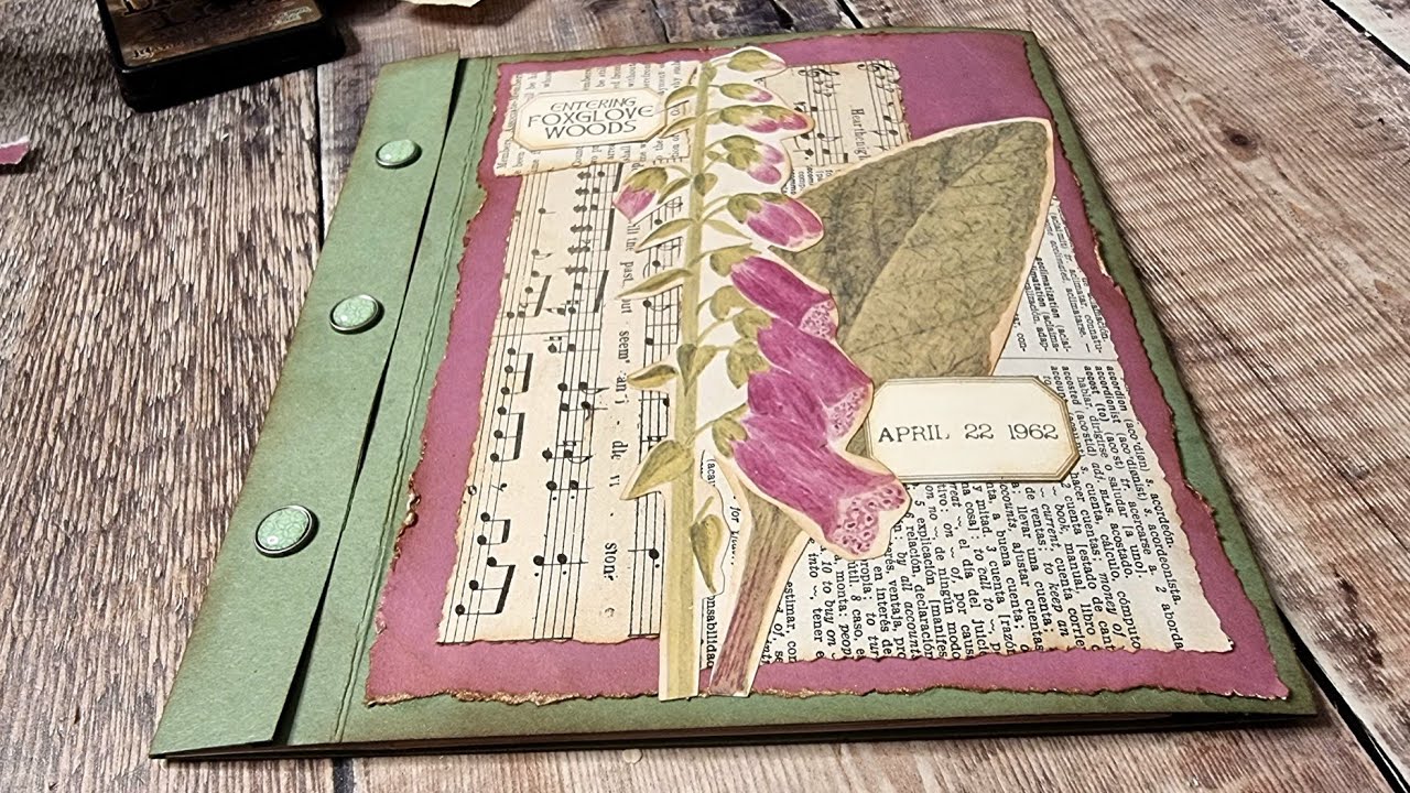 QUICK NO SEW JUNK JOURNAL NOTEBOOK - YouTube