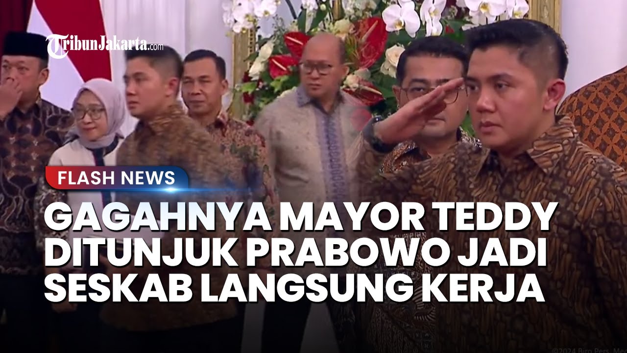NAIK PANGKAT! Mayor Teddy Diumumkan Jadi Sekretaris Kabinet Prabowo ...