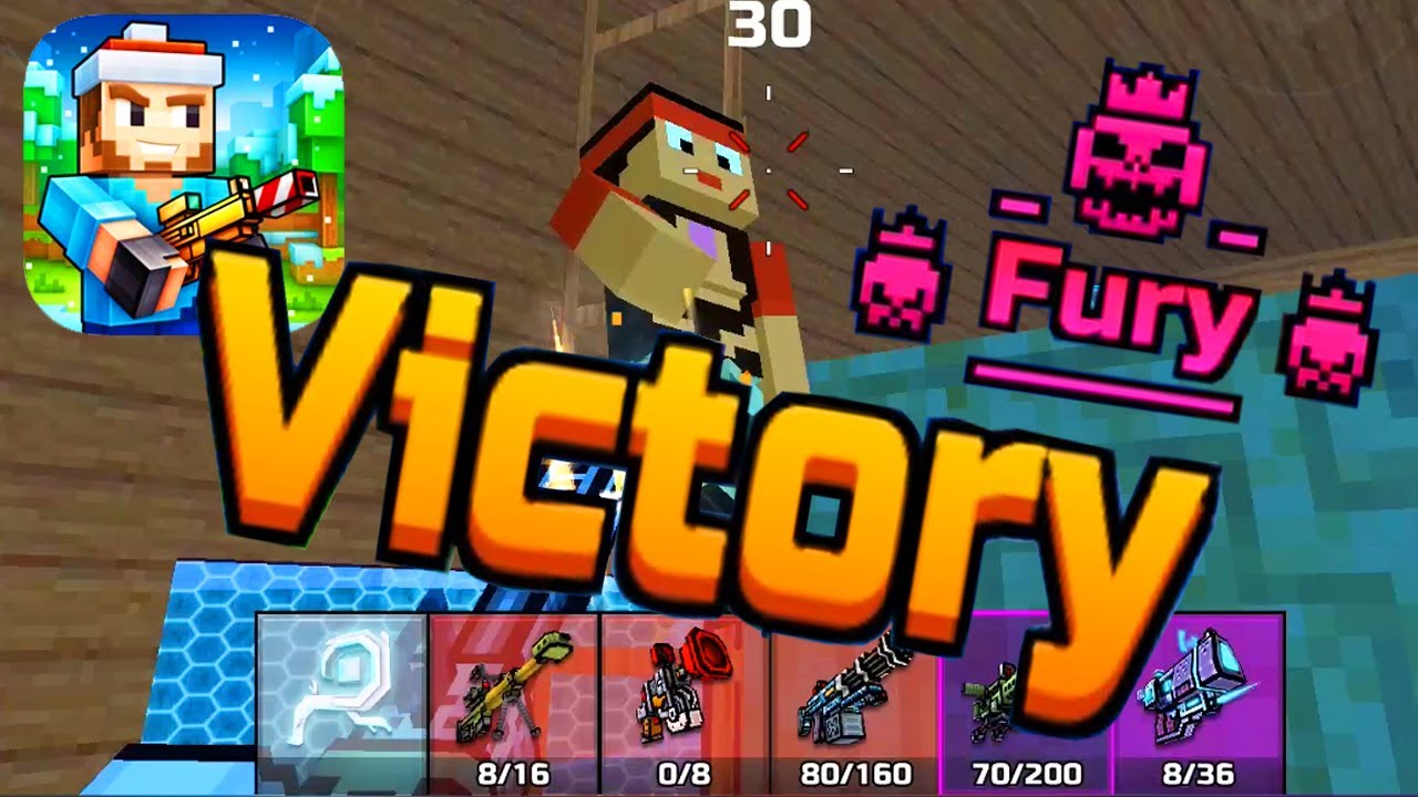 Pixel Gun 3D - Butterfly Fury in Battle Royale [Top Moments] - YouTube