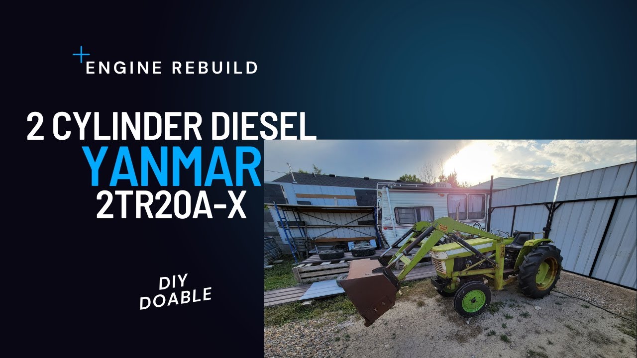 Yanmar 2TR20A-X Rebuild, Engine Pull, Pt. 1 - YouTube