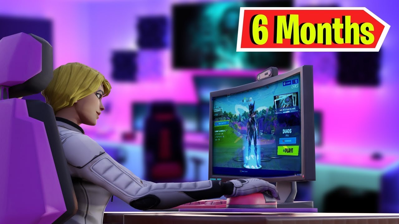 How I *SWITCHED* From Console To PC In Fortnite! (6 Month Progression ...