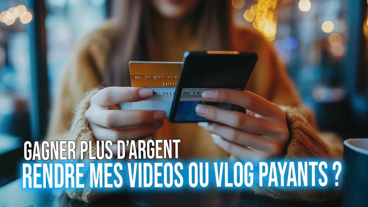 RENDRE PAYANT MES VIDEOS ET MES VLOGS ? Une solution financière ? - YouTube