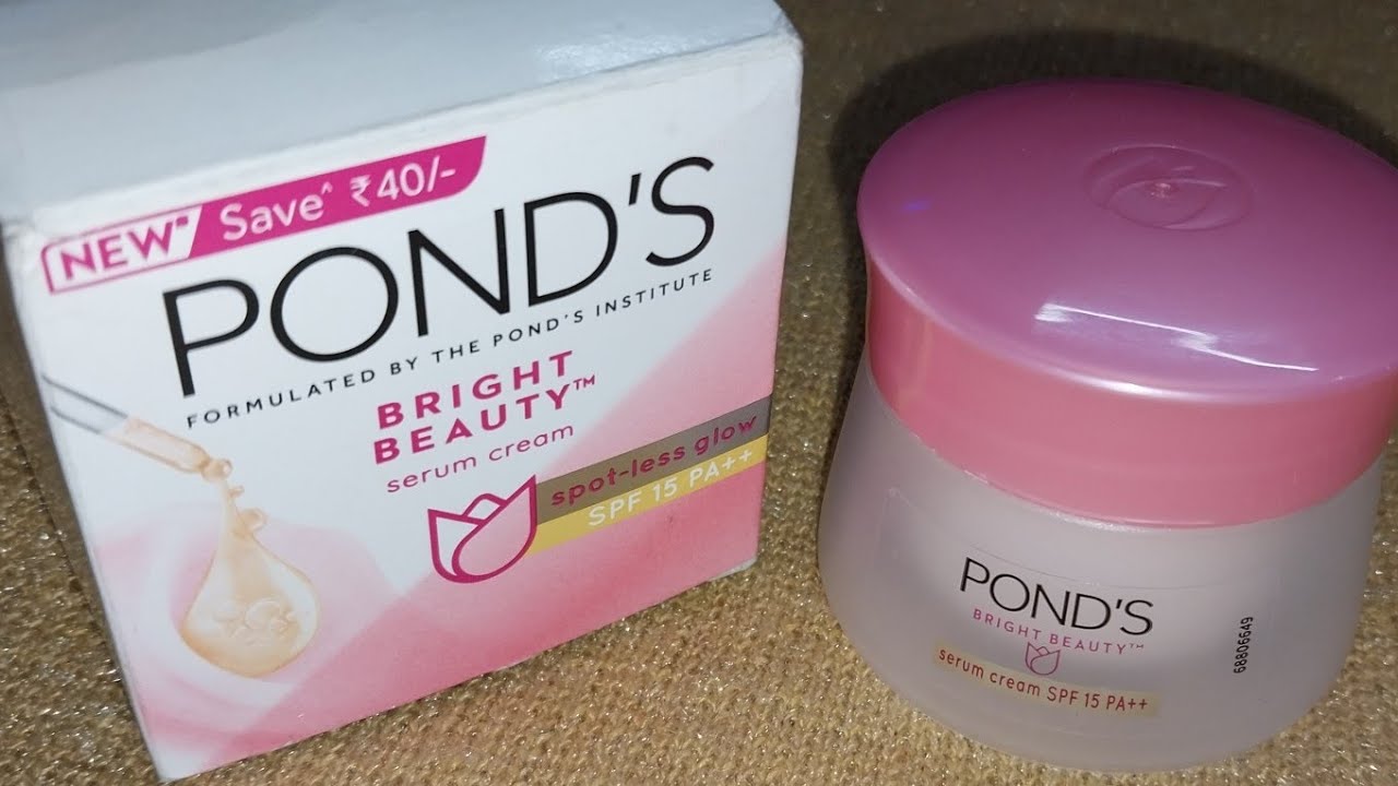 POND'S BRIGHT BEAUTY SERUM CREAM. - YouTube