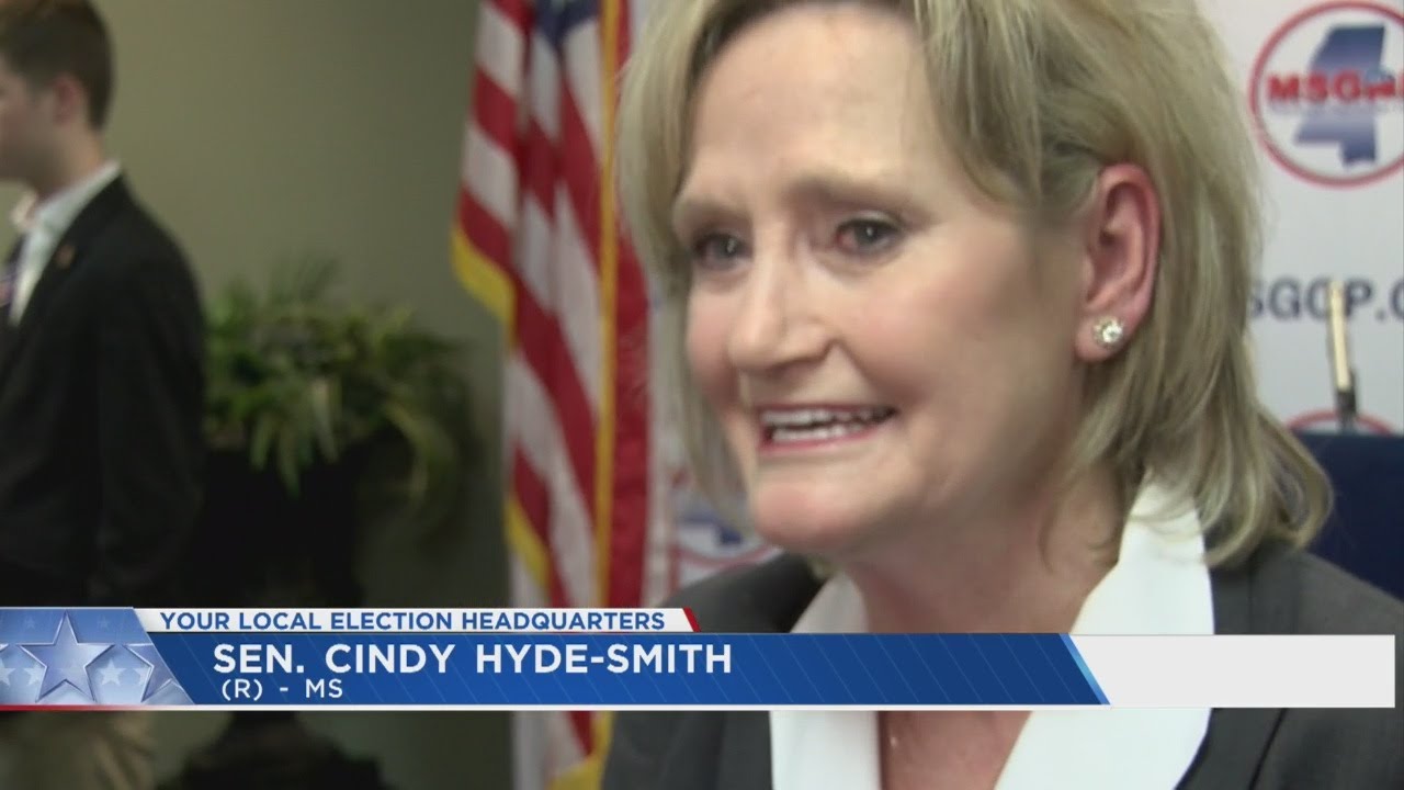 U.S. Senator Cindy Hyde-Smith files for reelection - YouTube