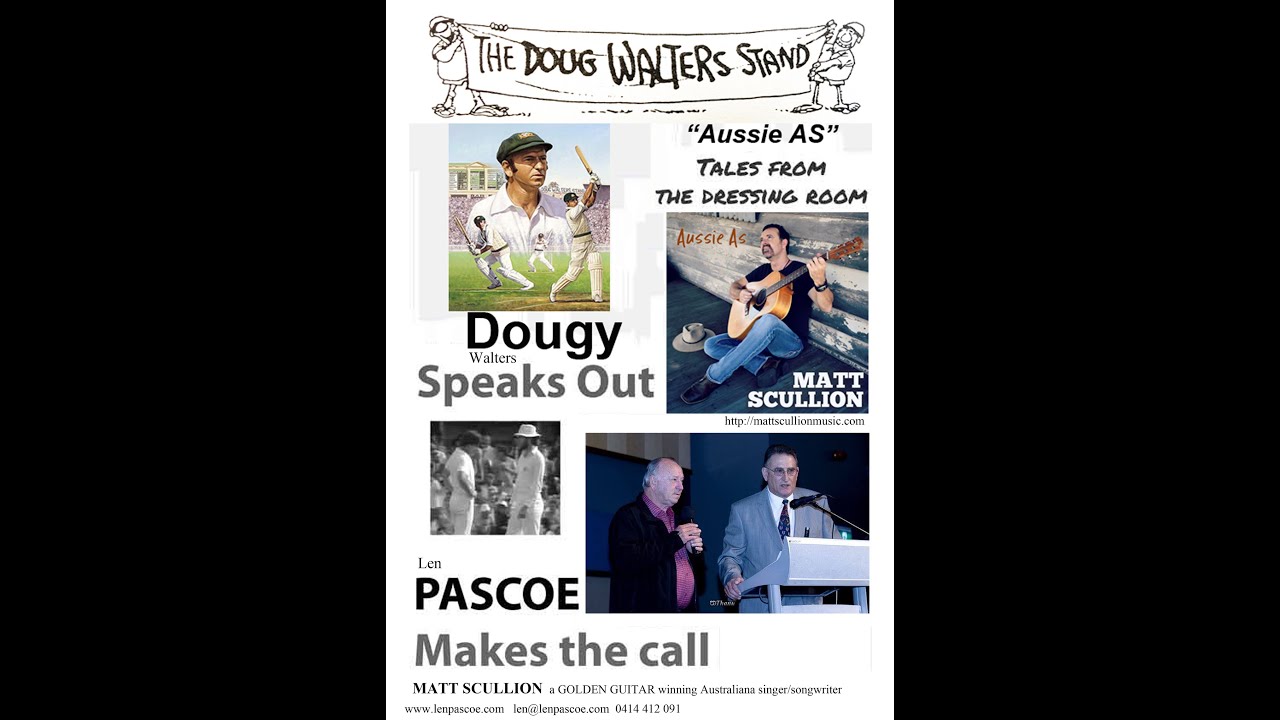 LEN PASCOE DOUG WALTERS ASHES SPECIAL - YouTube