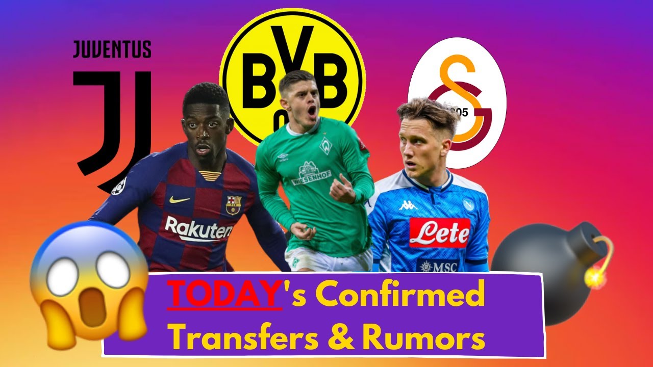 💣TODAY'S CONFIRMED TRANSFERS AND RUMORS!😱 [9 July 2020] - YouTube