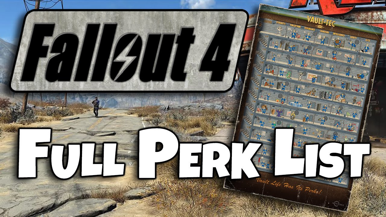 Fallout 4 Perks Confirmed - Full Perk List and Ranks - Let's Play Plans ...