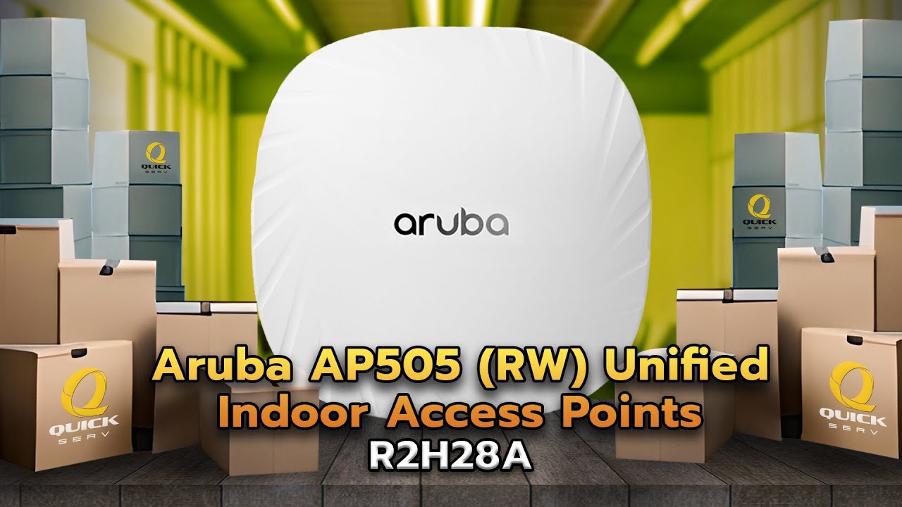Unpack - Aruba AP505 RW Unified Indoor Access Points (R2H28A) - YouTube